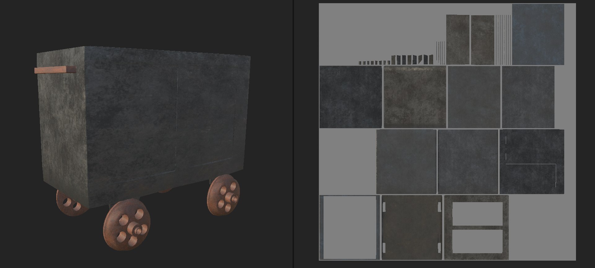 Minecart 3D model - TurboSquid 1169268