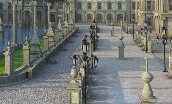 3D Fantasy Dome City Environment - TurboSquid 1775993