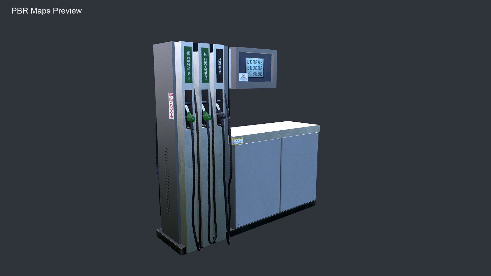 Modern Gasoline Pump EU 3D - TurboSquid 2030259
