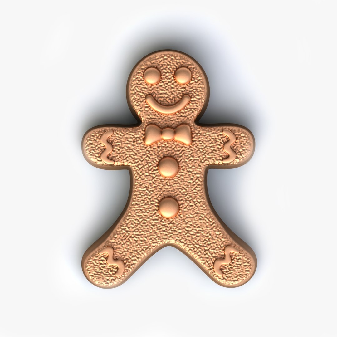 Cookie Man 3D Model - TurboSquid 1792267