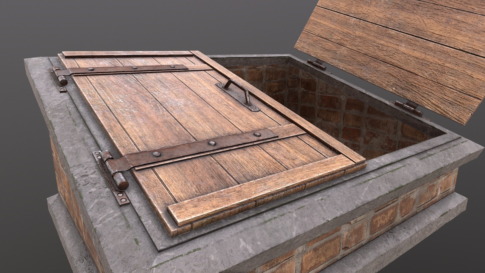 Basement Entrance Model - TurboSquid 1762797