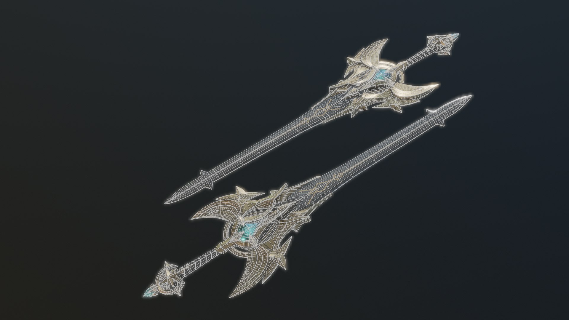 3D Butterfly Blade Model - TurboSquid 2387695