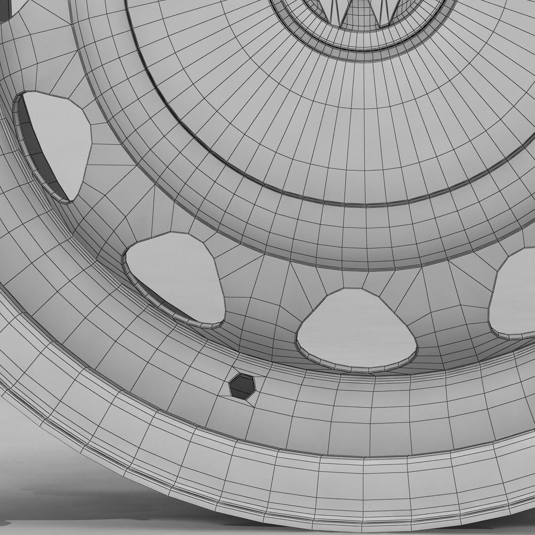 3d Model Volkswagen Rim Wheel M