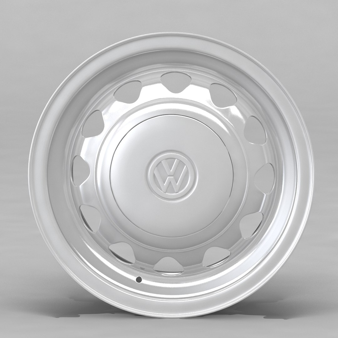 3d Model Volkswagen Rim Wheel M