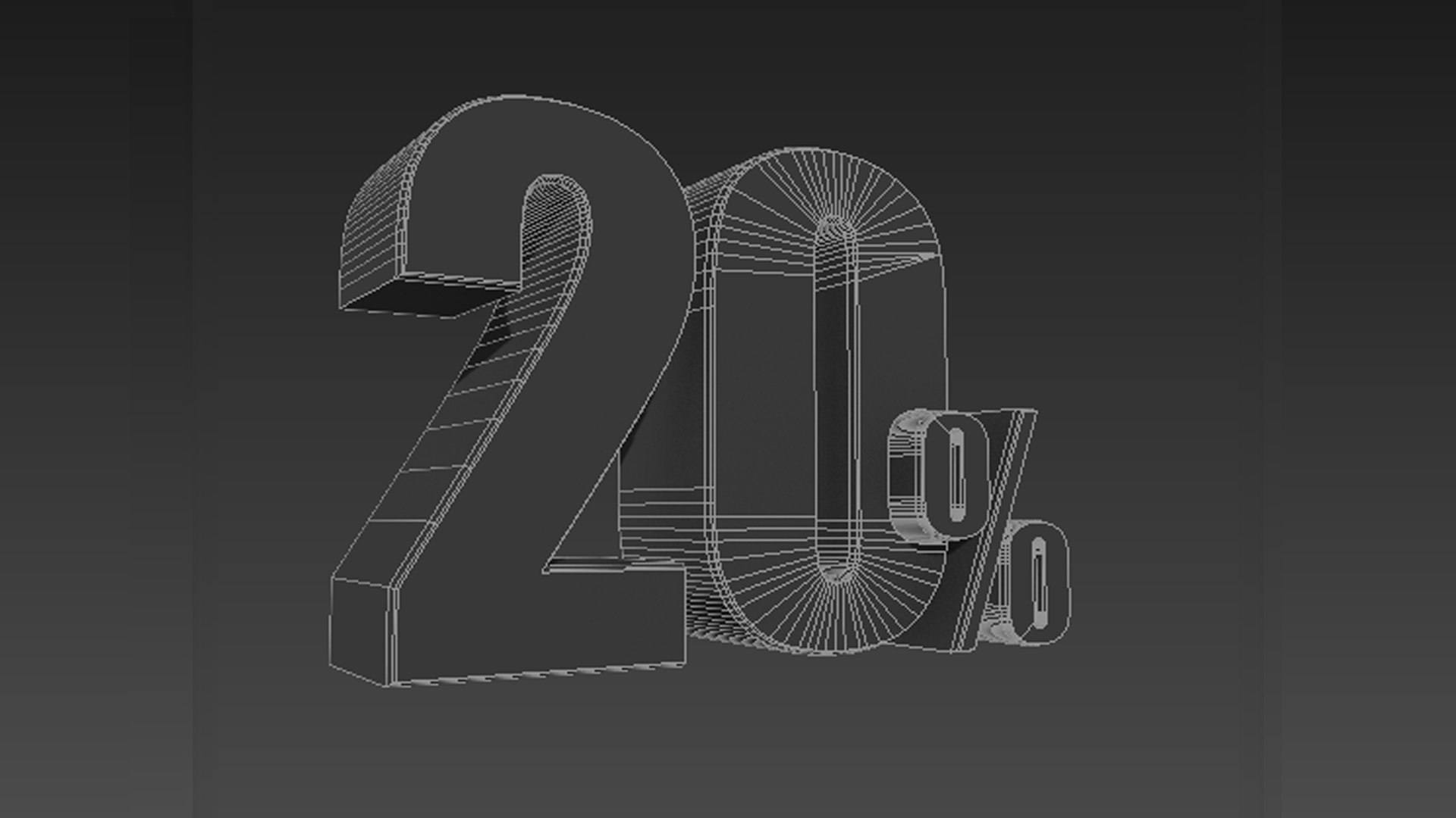 20 Percent 3D Model - TurboSquid 1819286