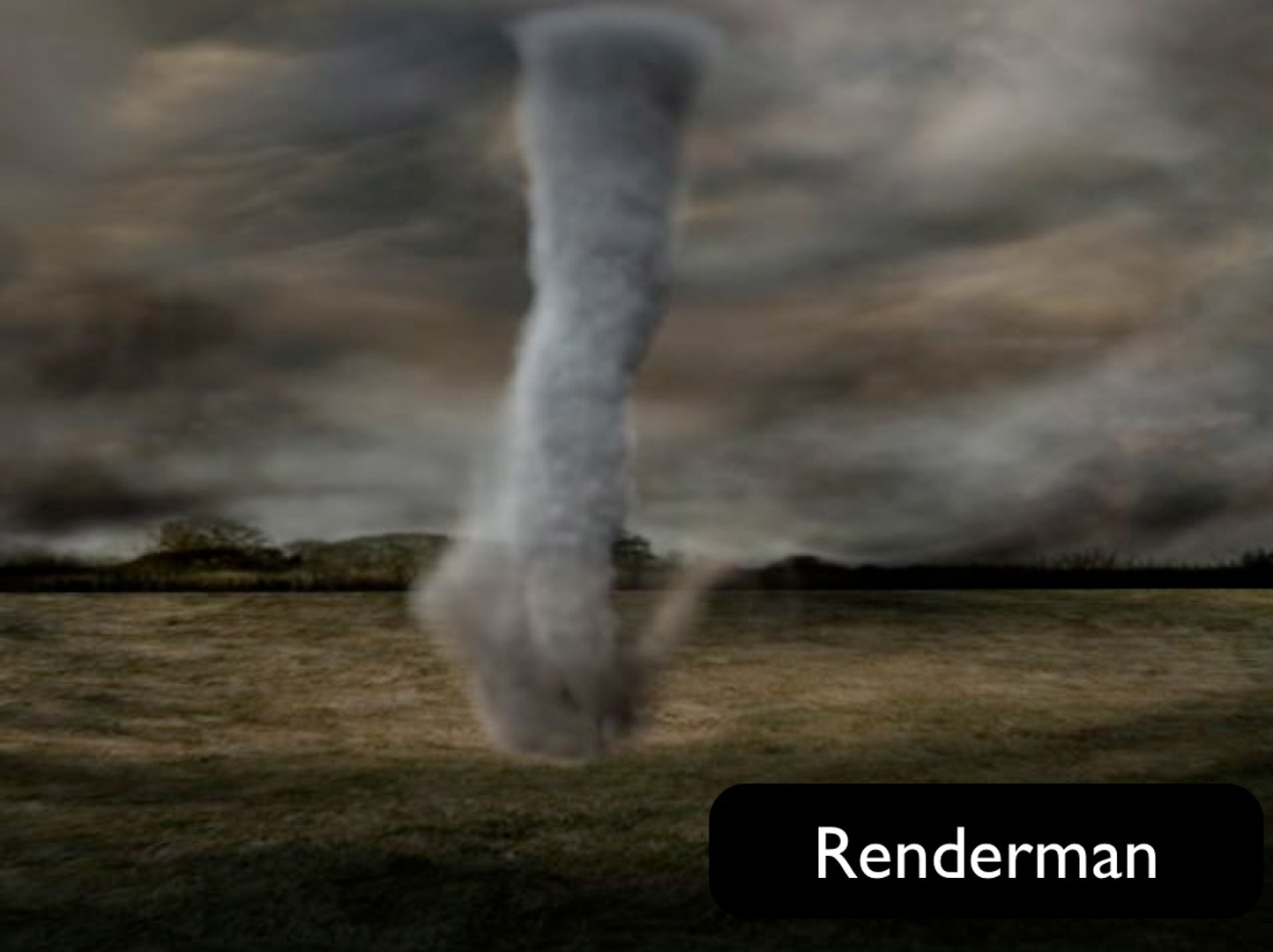 3d Simulated Animation Tornado Model
