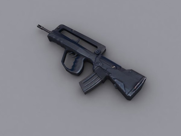FAMAS 3D Models for Download | TurboSquid