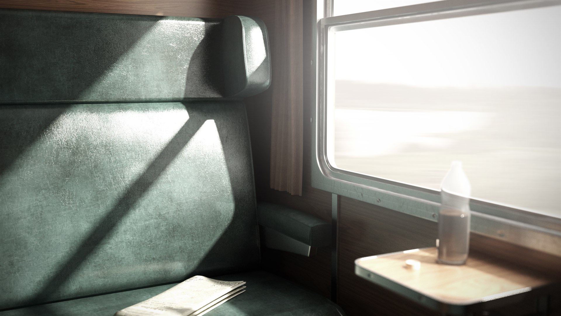 3D Old Train Interior With Compartments 05 Model - TurboSquid 1904046