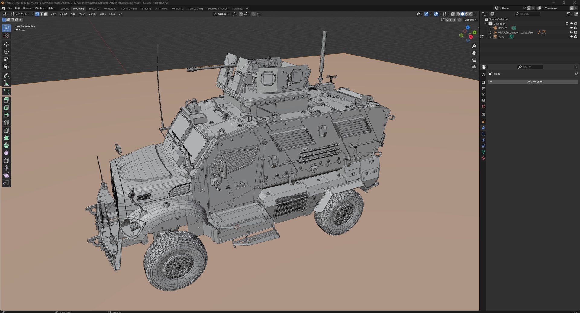 3D International M1224 MaxxPro MRAP - TurboSquid 2250443