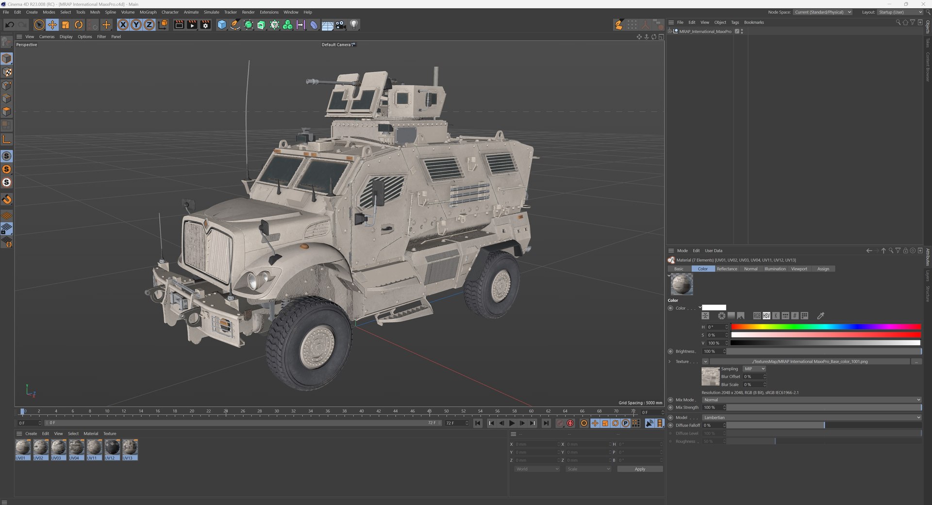3D International M1224 MaxxPro MRAP - TurboSquid 2250443