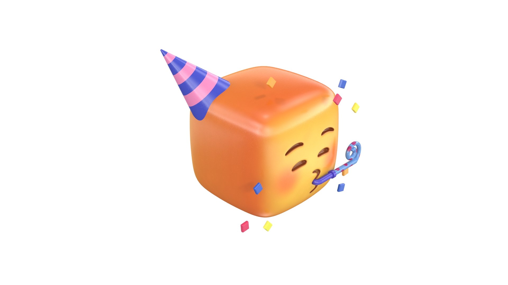 Smiley Face Emoji 43 3D Model - TurboSquid 2088107