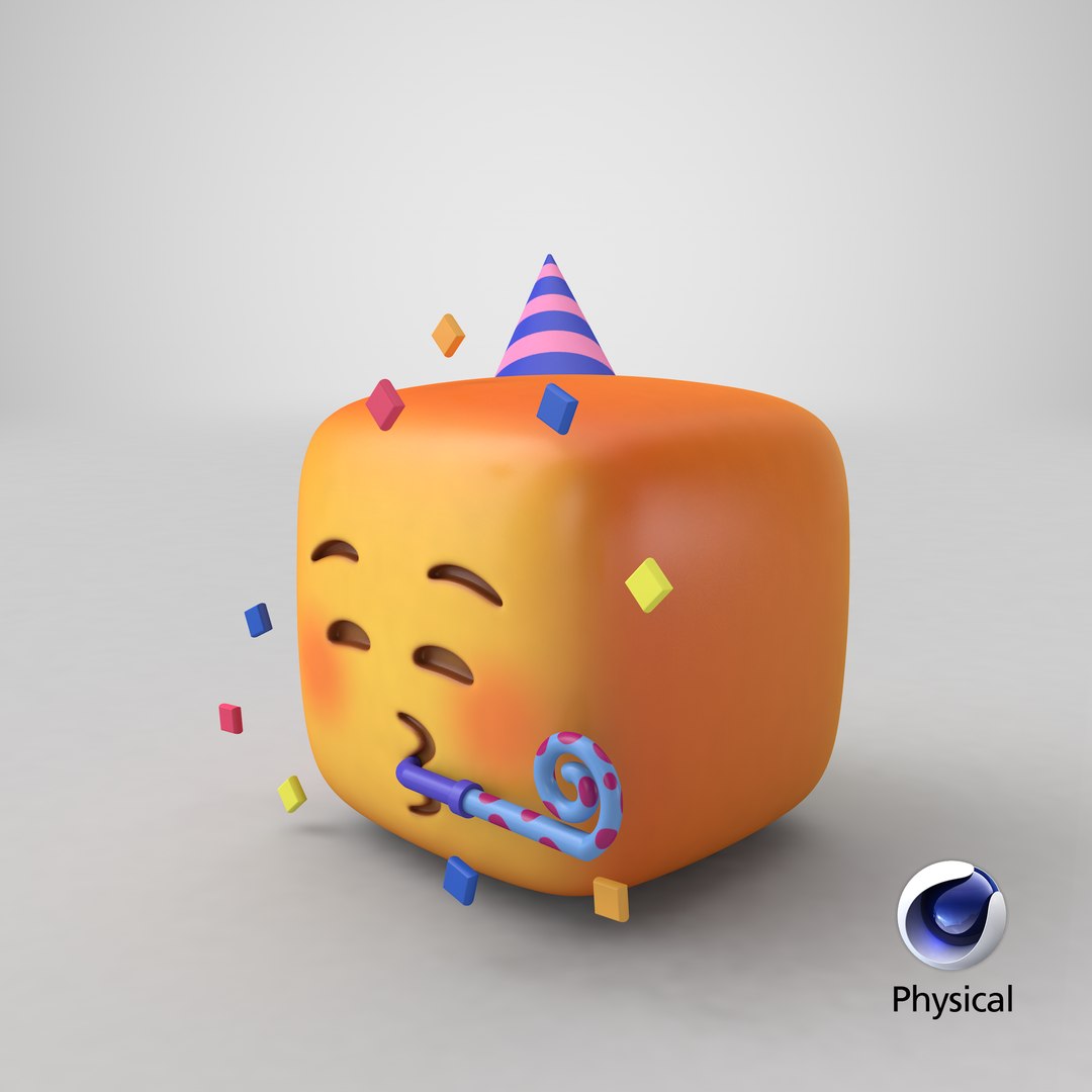 Smiley Face Emoji 43 3D Model - TurboSquid 2088107