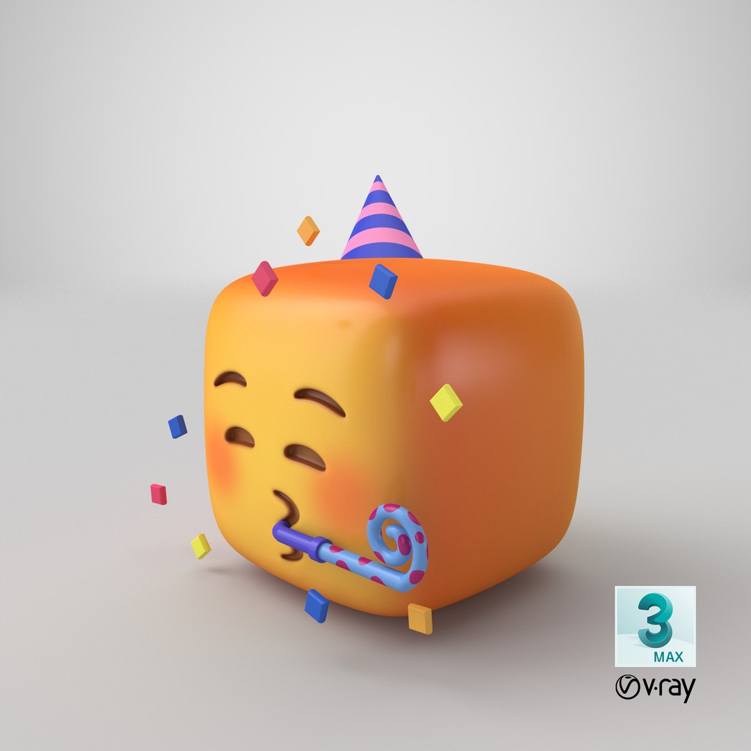 Smiley Face Emoji 43 3D Model - TurboSquid 2088107