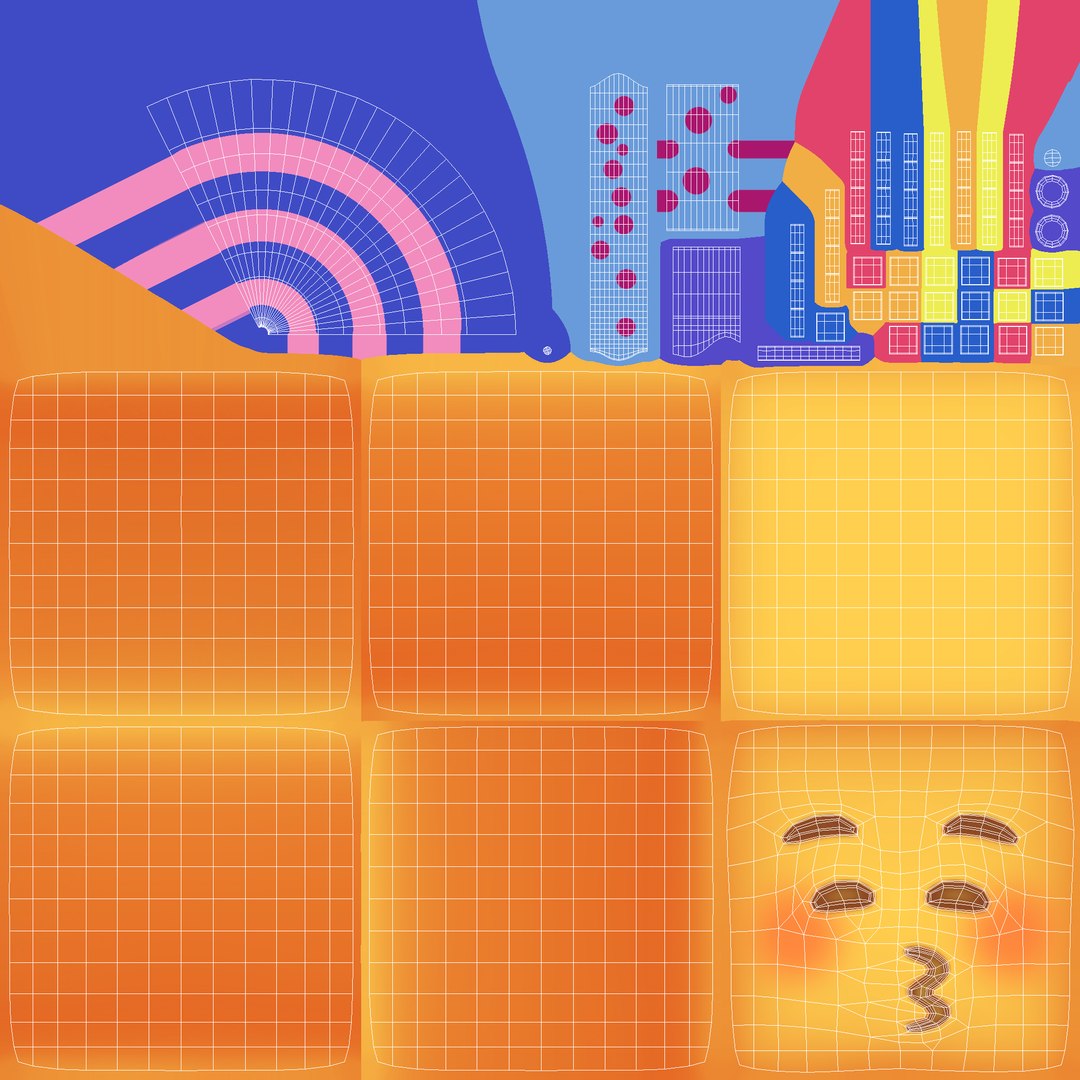 Smiley Face Emoji 43 3D Model - TurboSquid 2088107