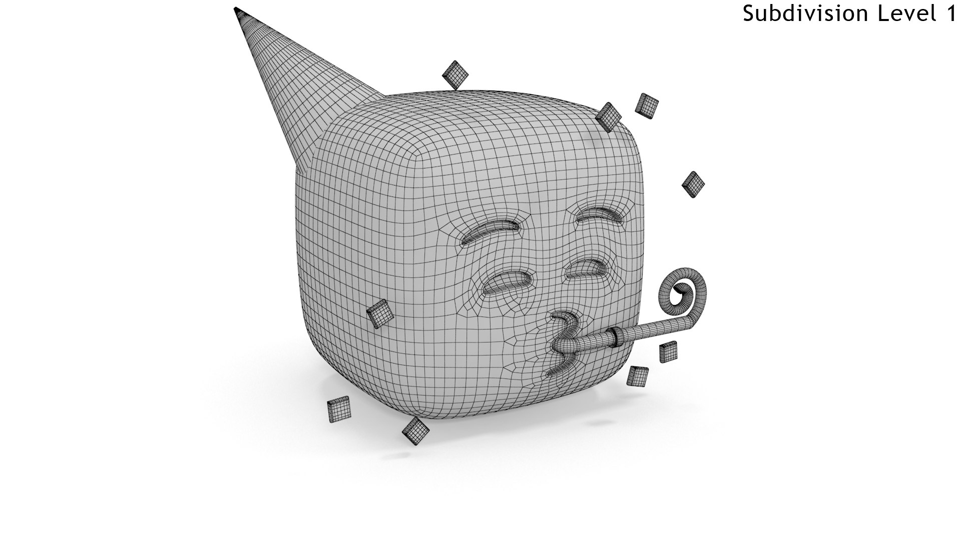 Smiley Face Emoji 43 3D Model - TurboSquid 2088107