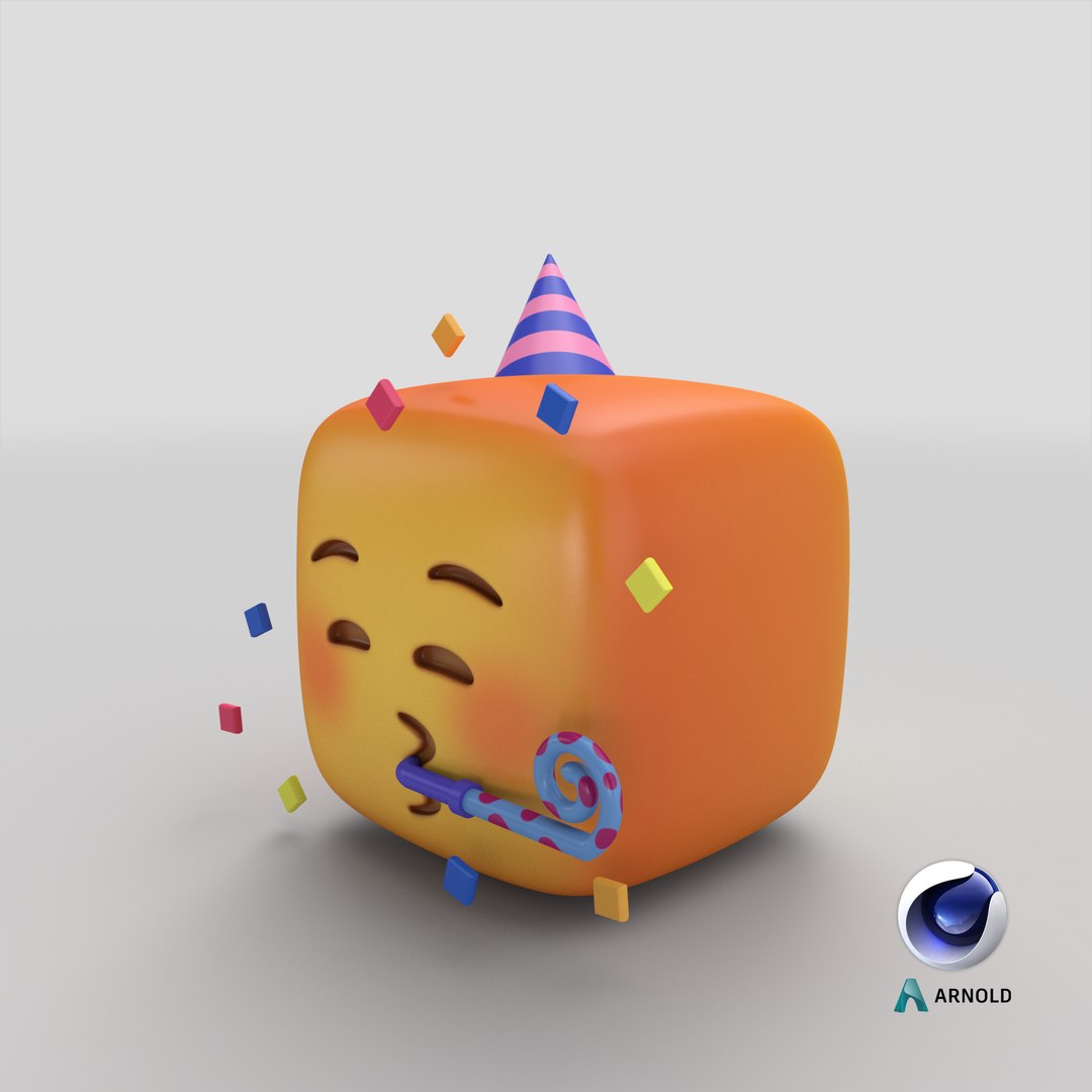 Smiley Face Emoji 43 3D Model - TurboSquid 2088107