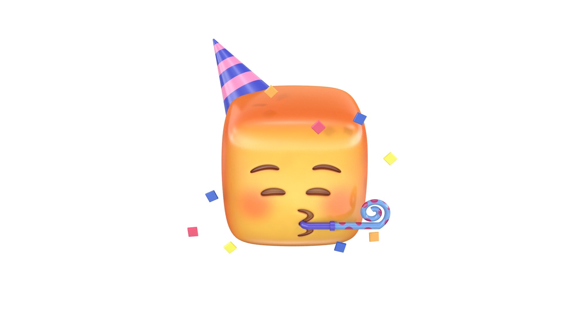 Smiley Face Emoji 43 3D Model - TurboSquid 2088107