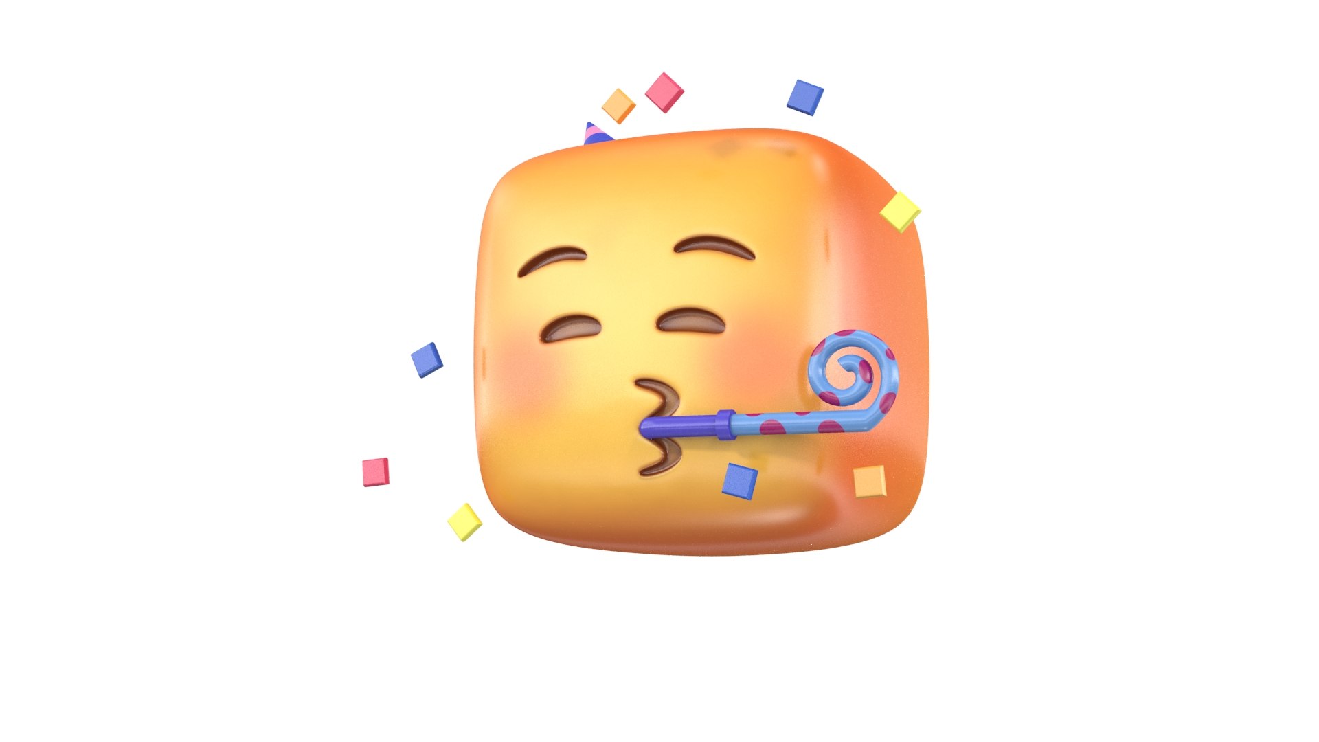 Smiley Face Emoji 43 3D Model - TurboSquid 2088107