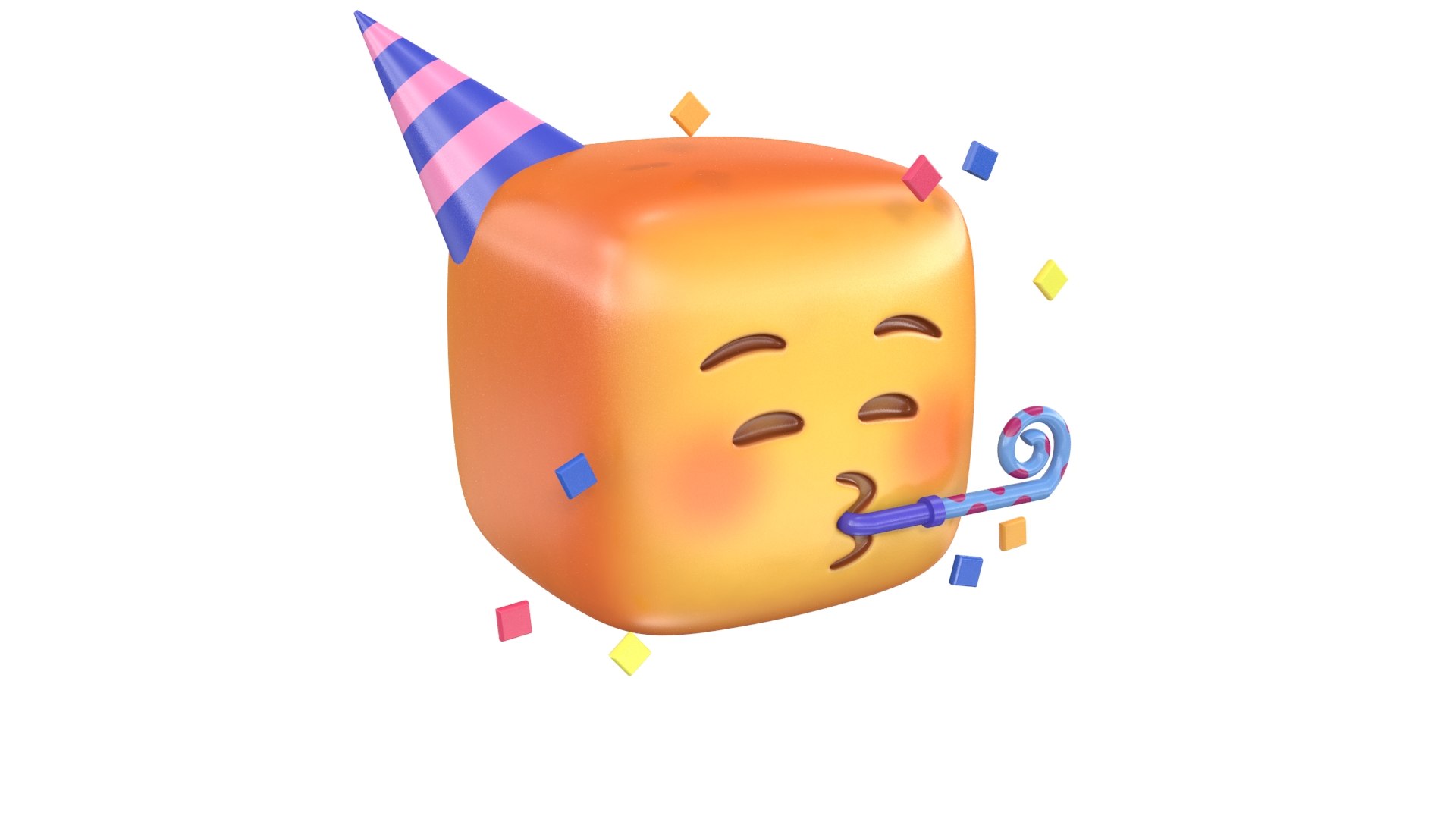 Smiley Face Emoji 43 3D Model - TurboSquid 2088107