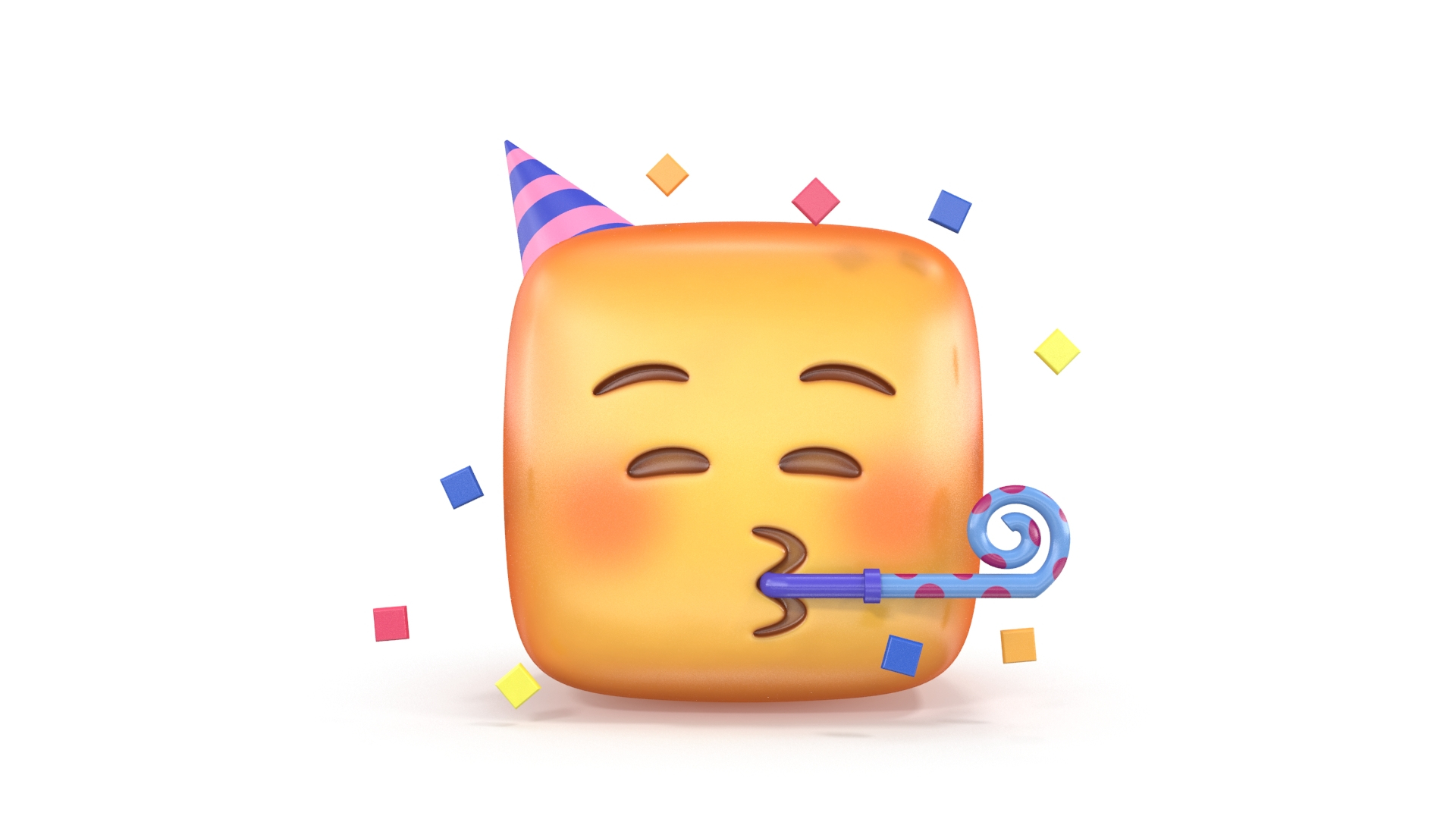 Smiley Face Emoji 43 3D Model - TurboSquid 2088107