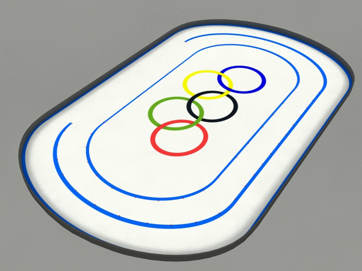 3d Short Long Track Rink
