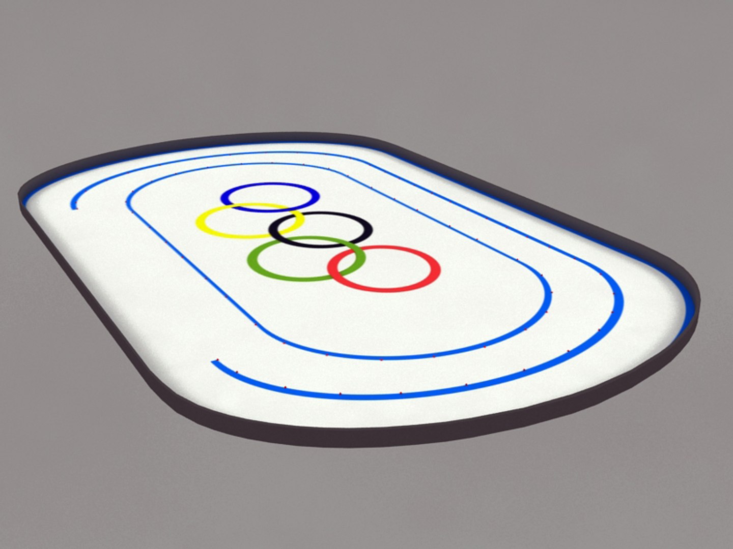 3d Short Long Track Rink