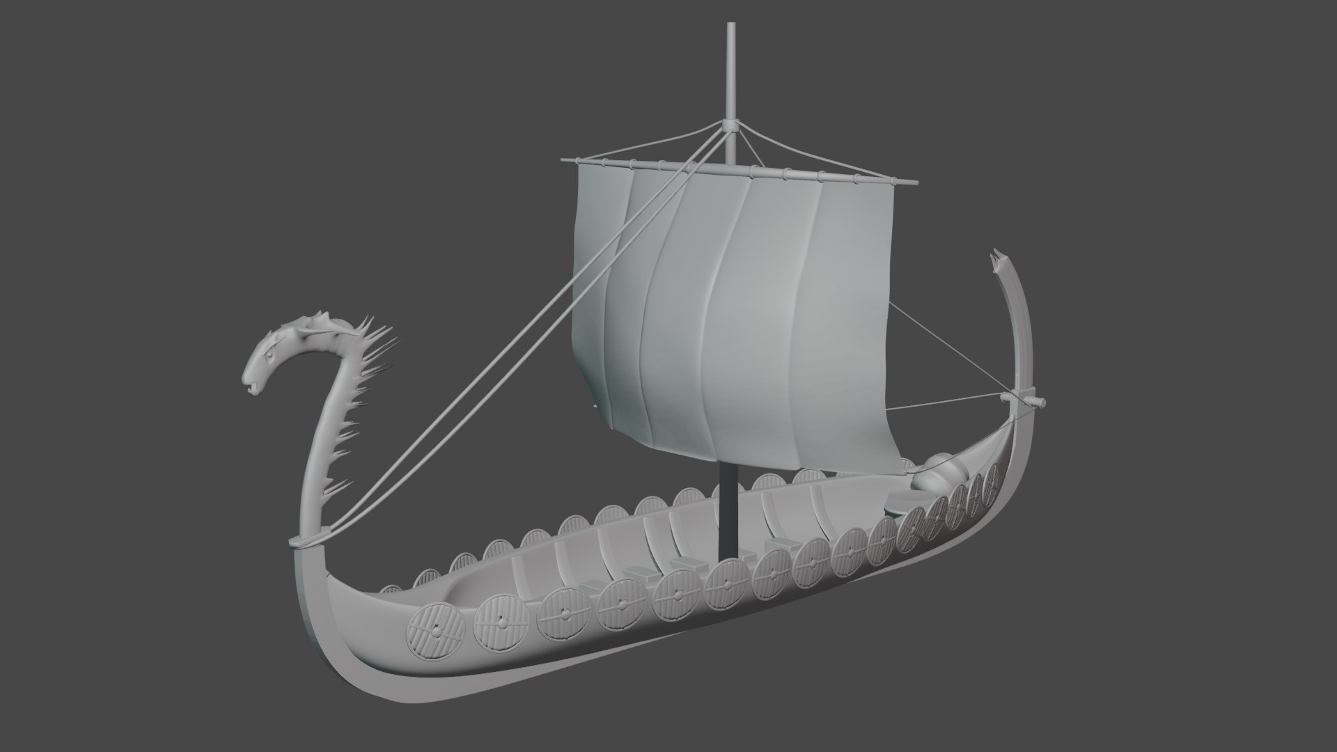 Drakkar 3D Model - TurboSquid 1759550