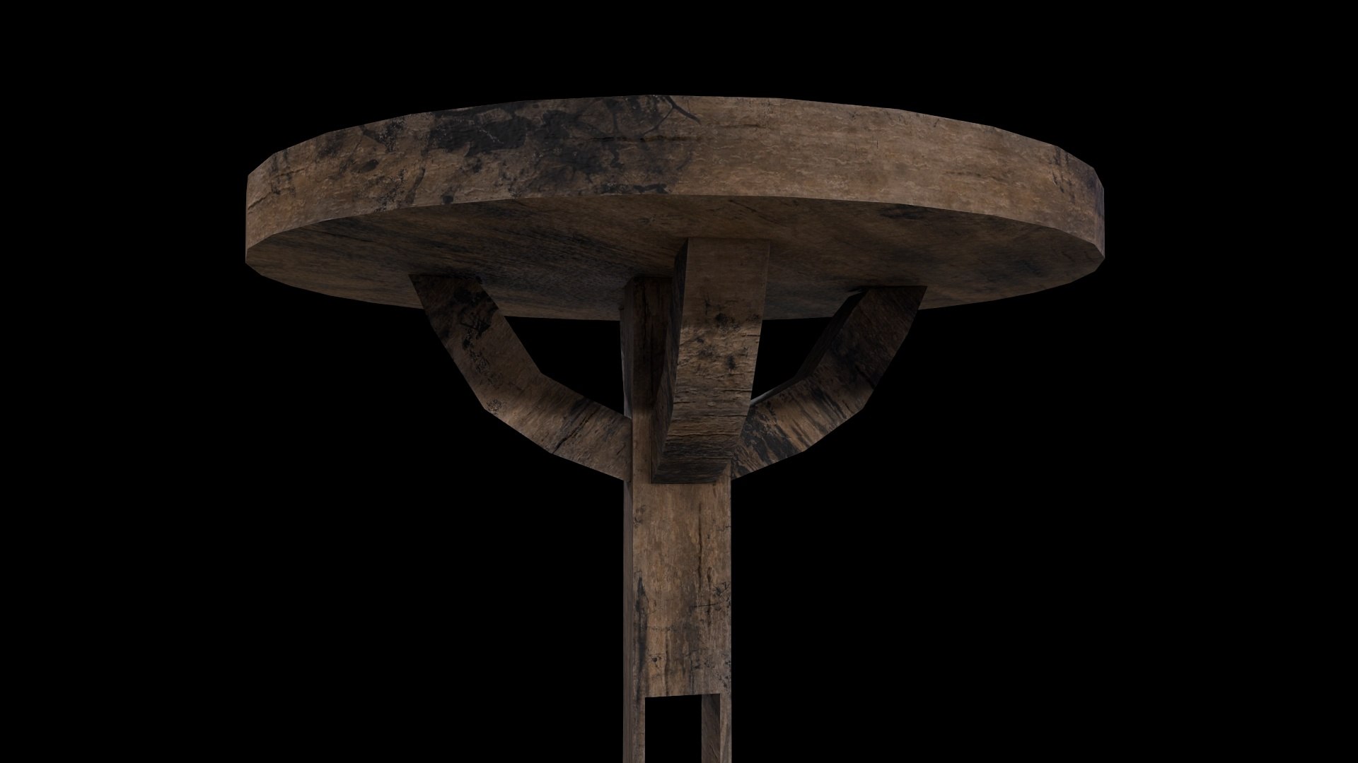 3D model Medieval Table Game Ready Low Poly 3D Model - TurboSquid 1788417