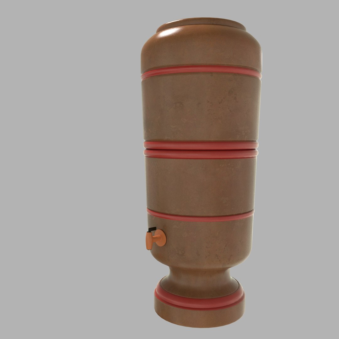 3D ceramic water filter model - TurboSquid 1369585