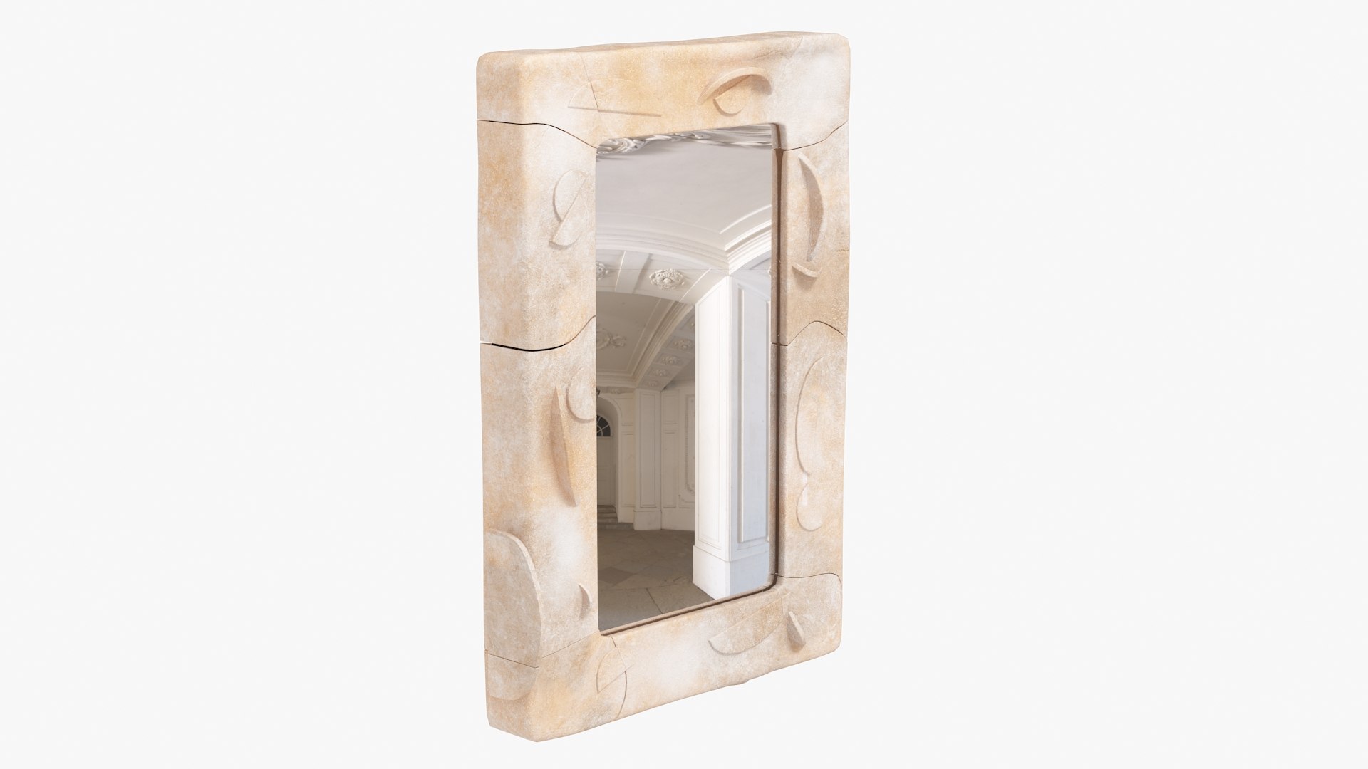 Kelly Wearstler X Morgan Peck Wall Mirror 3D Model - TurboSquid 2019629