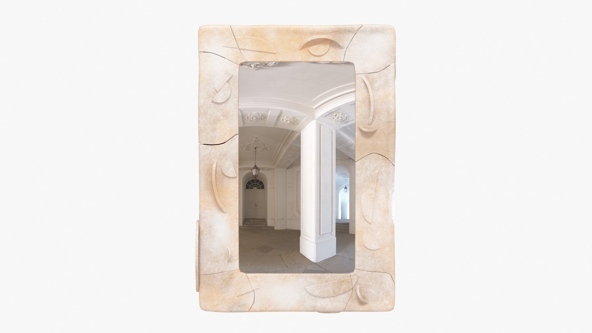 Kelly Wearstler X Morgan Peck Wall Mirror 3D Model - TurboSquid 2019629