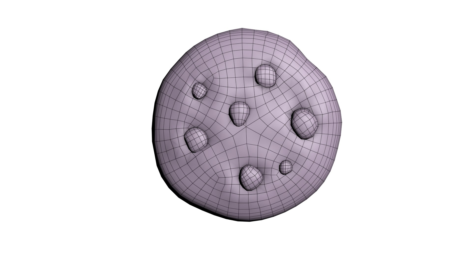 3D Cartoon Cookie Model - TurboSquid 2170411