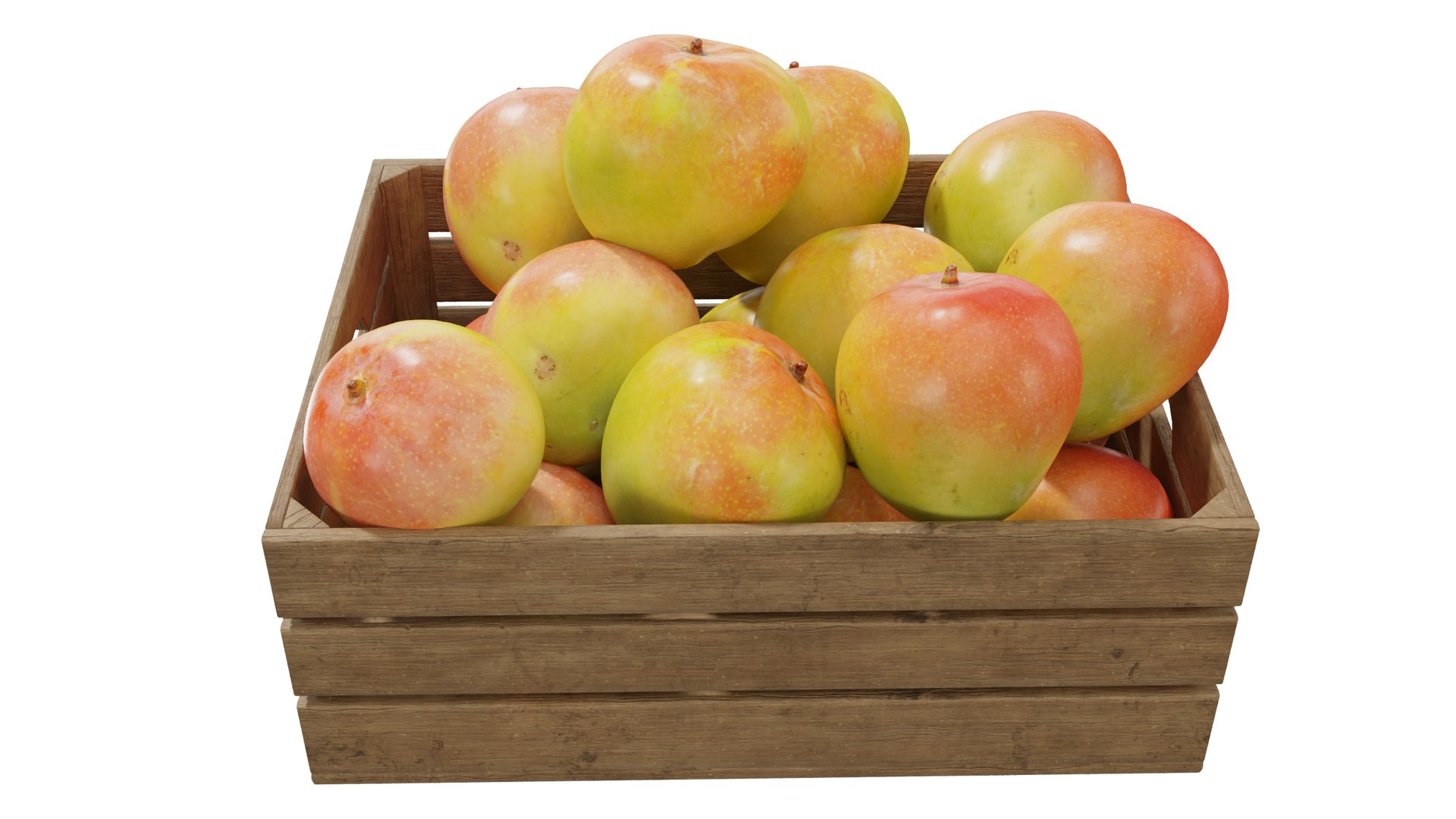 Bowen Special Mangoes crates 3D model - TurboSquid 1967305