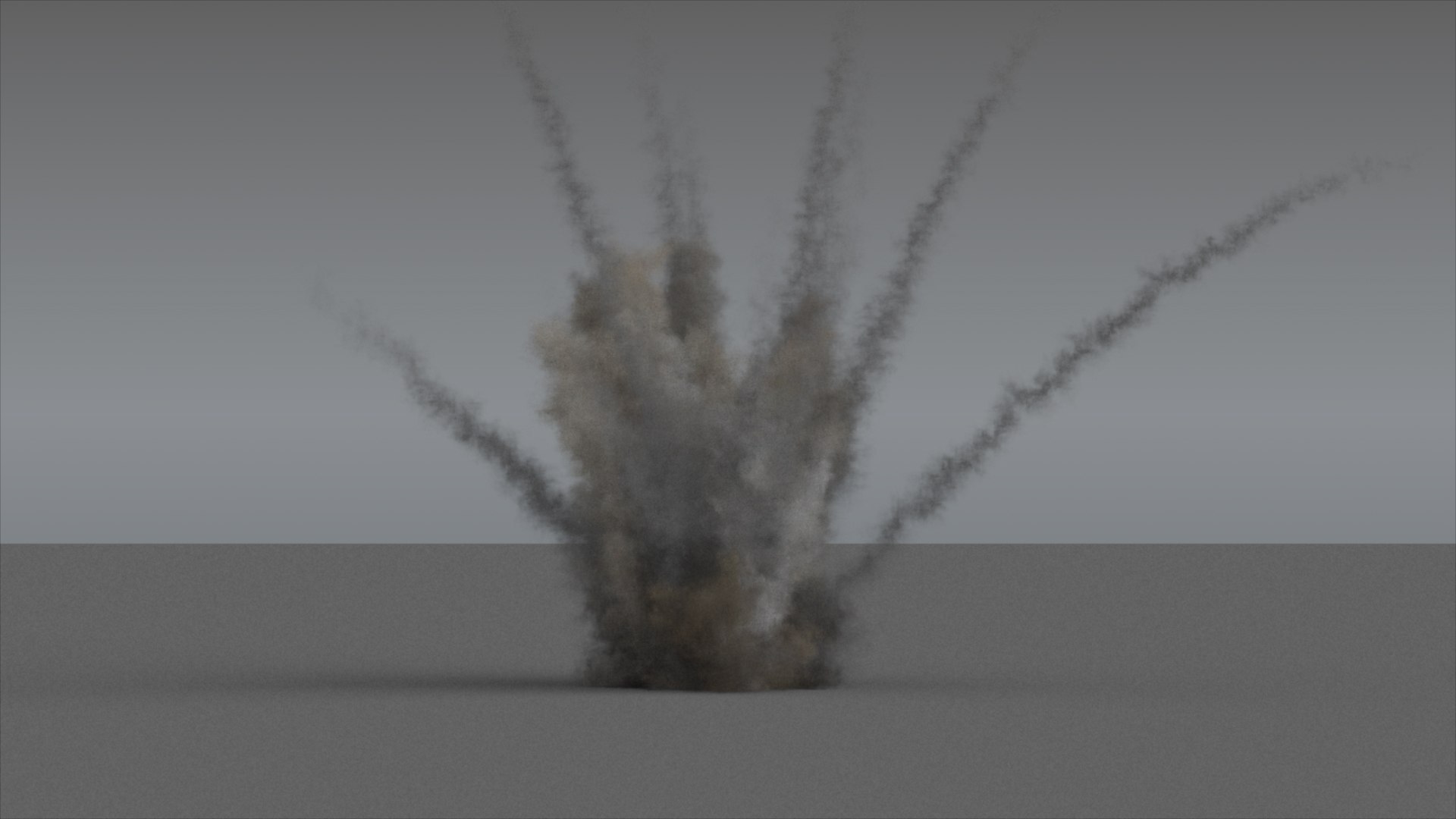 Ground Explosion Trails 01 - Vdb 3D - TurboSquid 2225969