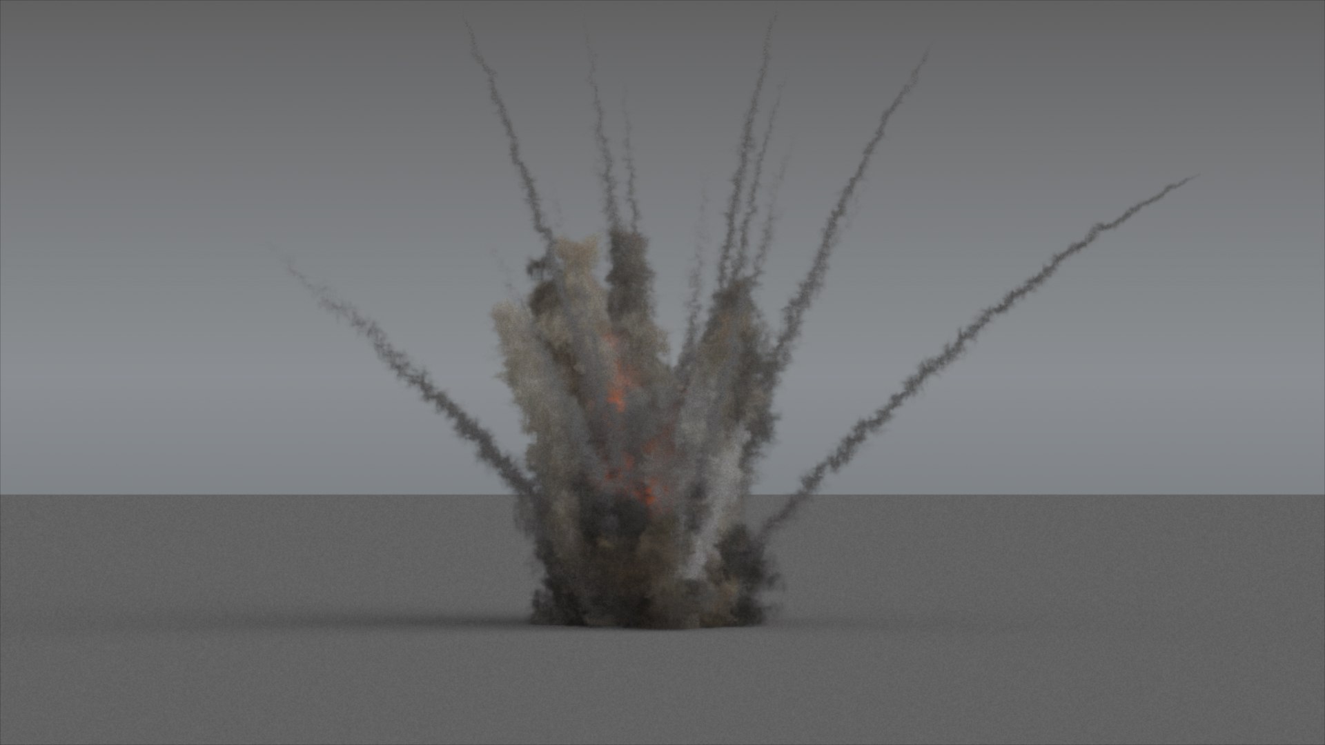 Ground Explosion Trails 01 - Vdb 3D - TurboSquid 2225969
