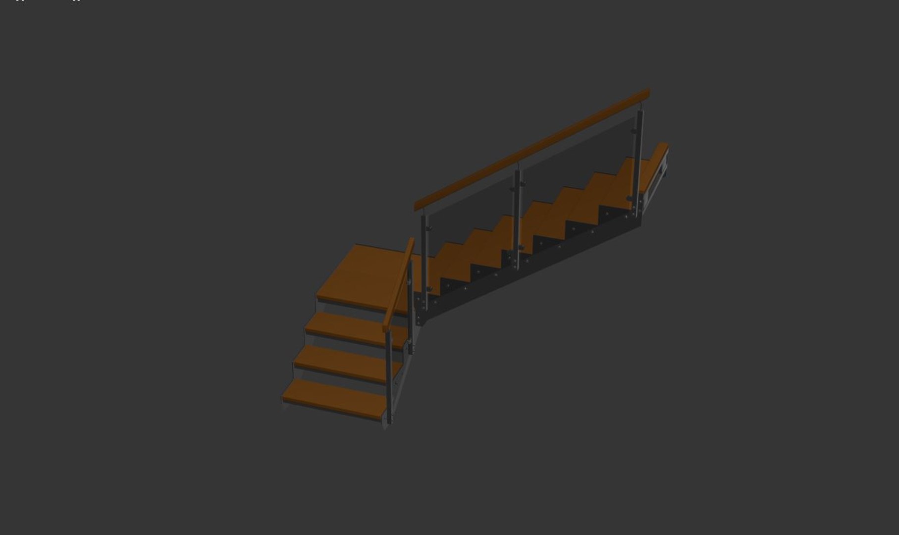 3D Stair Metal - TurboSquid 1972802