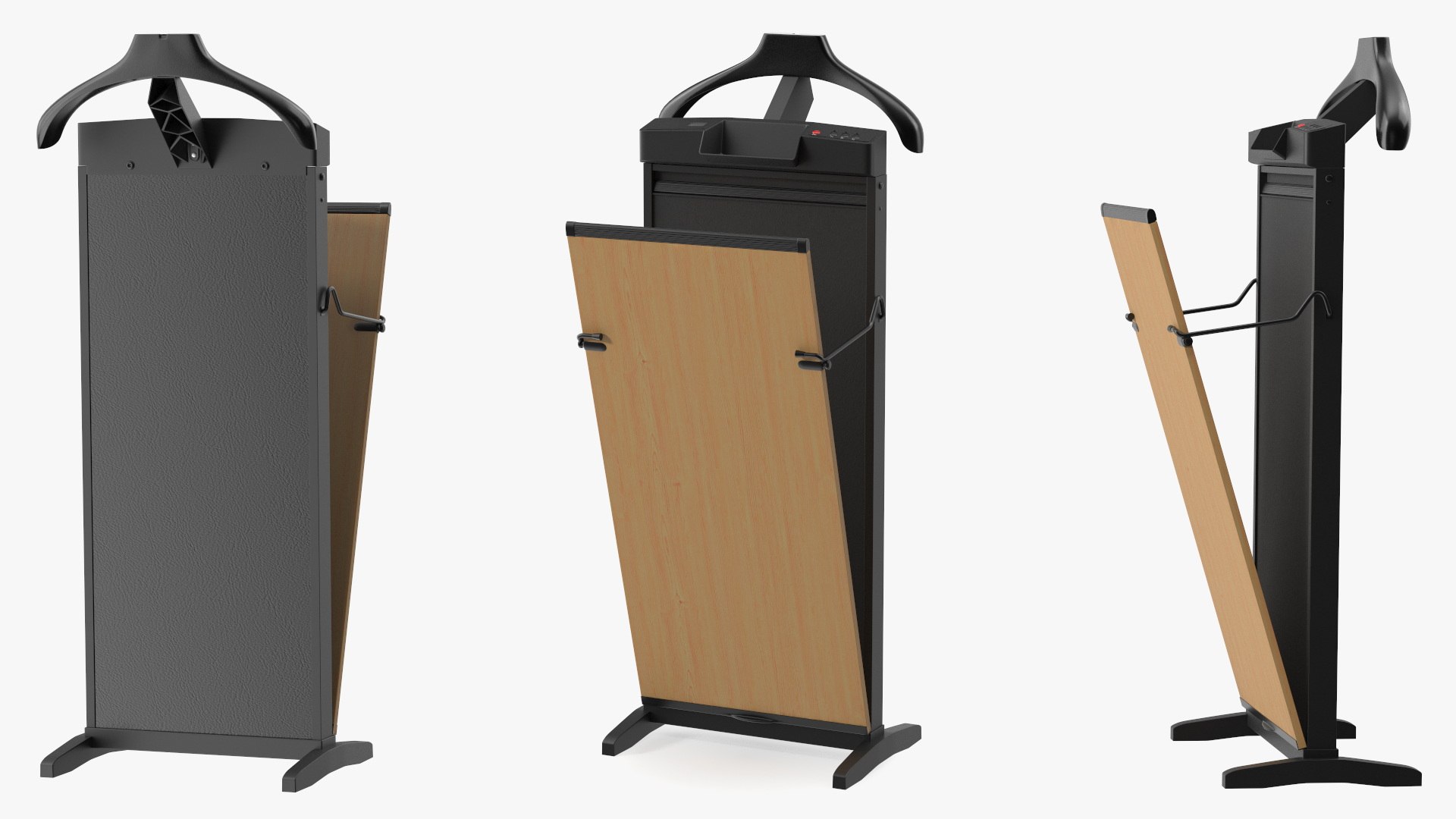 Trouser Press Light Wood Trim Open 3D Model - TurboSquid 2323170