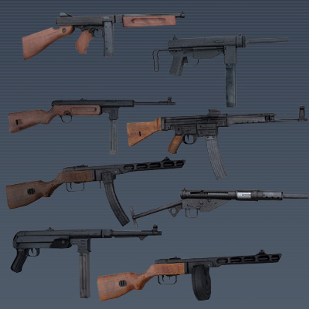 wwii smg weapons pack max