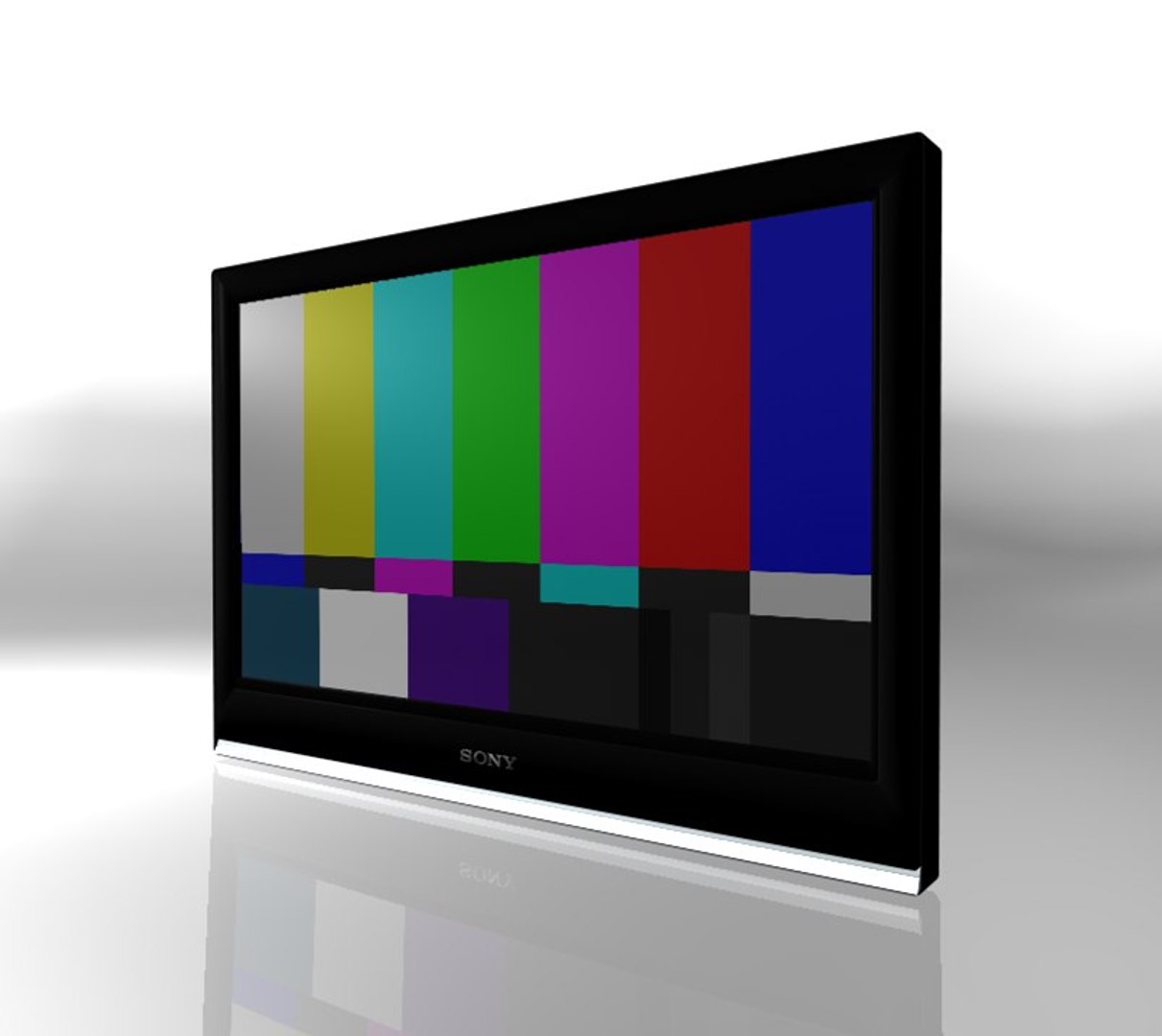 3d Model Tv Plasma Lcd
