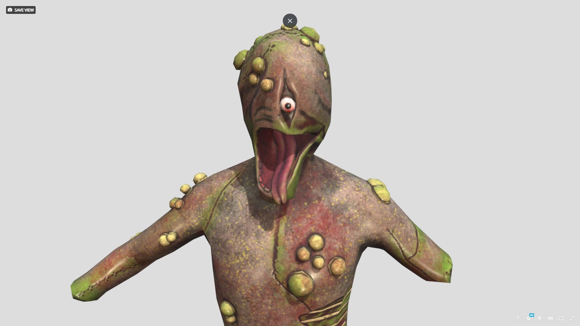 modelo 3d Toxic monster - TurboSquid 2059325