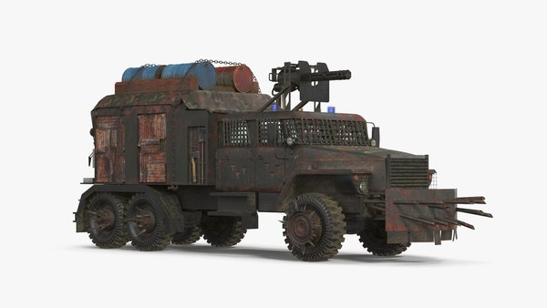 Apocalyptic Truck Modelo 3D - TurboSquid 2061166