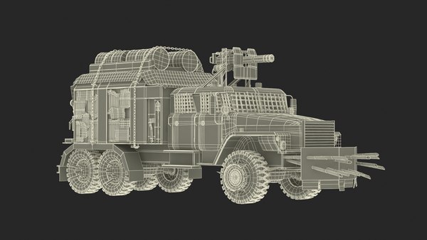 Apocalyptic Truck Modelo 3D - TurboSquid 2061166