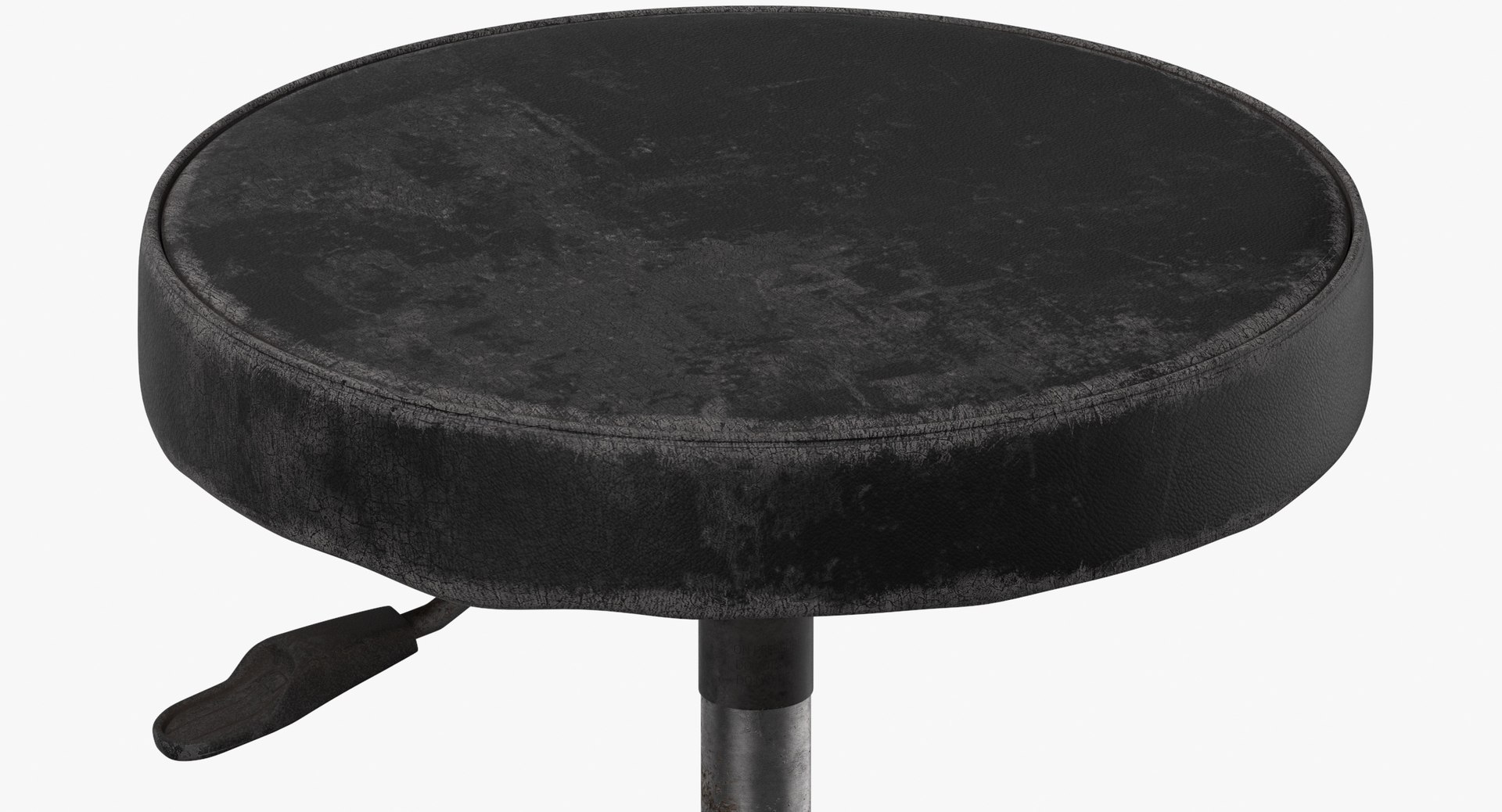 3D Wood Working Stool Type 02 Clean And Dirty Model - TurboSquid 2090335