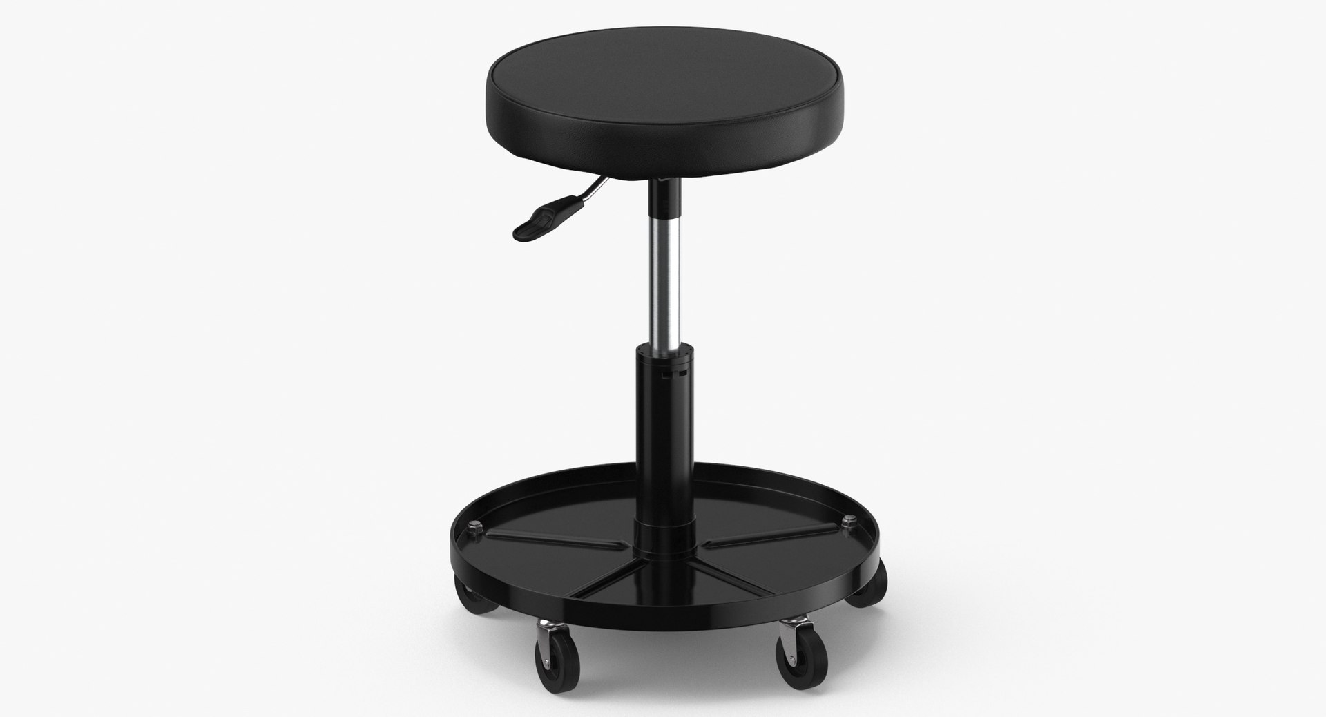 3D Wood Working Stool Type 02 Clean and Dirty model - TurboSquid 2090335