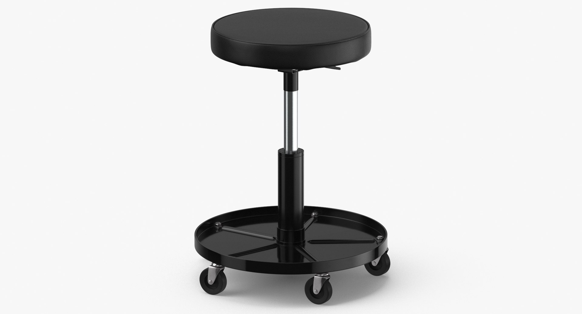 3D Wood Working Stool Type 02 Clean And Dirty Model - TurboSquid 2090335