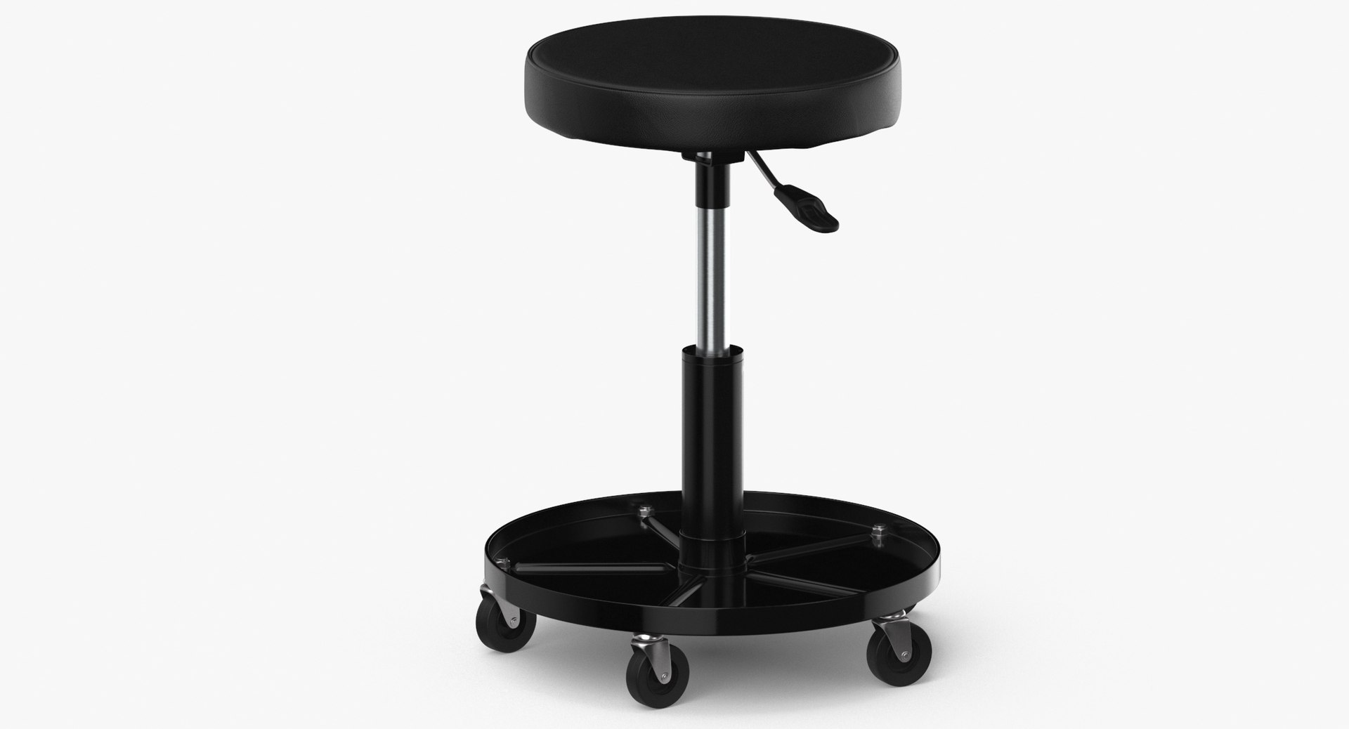 3D Wood Working Stool Type 02 Clean And Dirty Model - TurboSquid 2090335