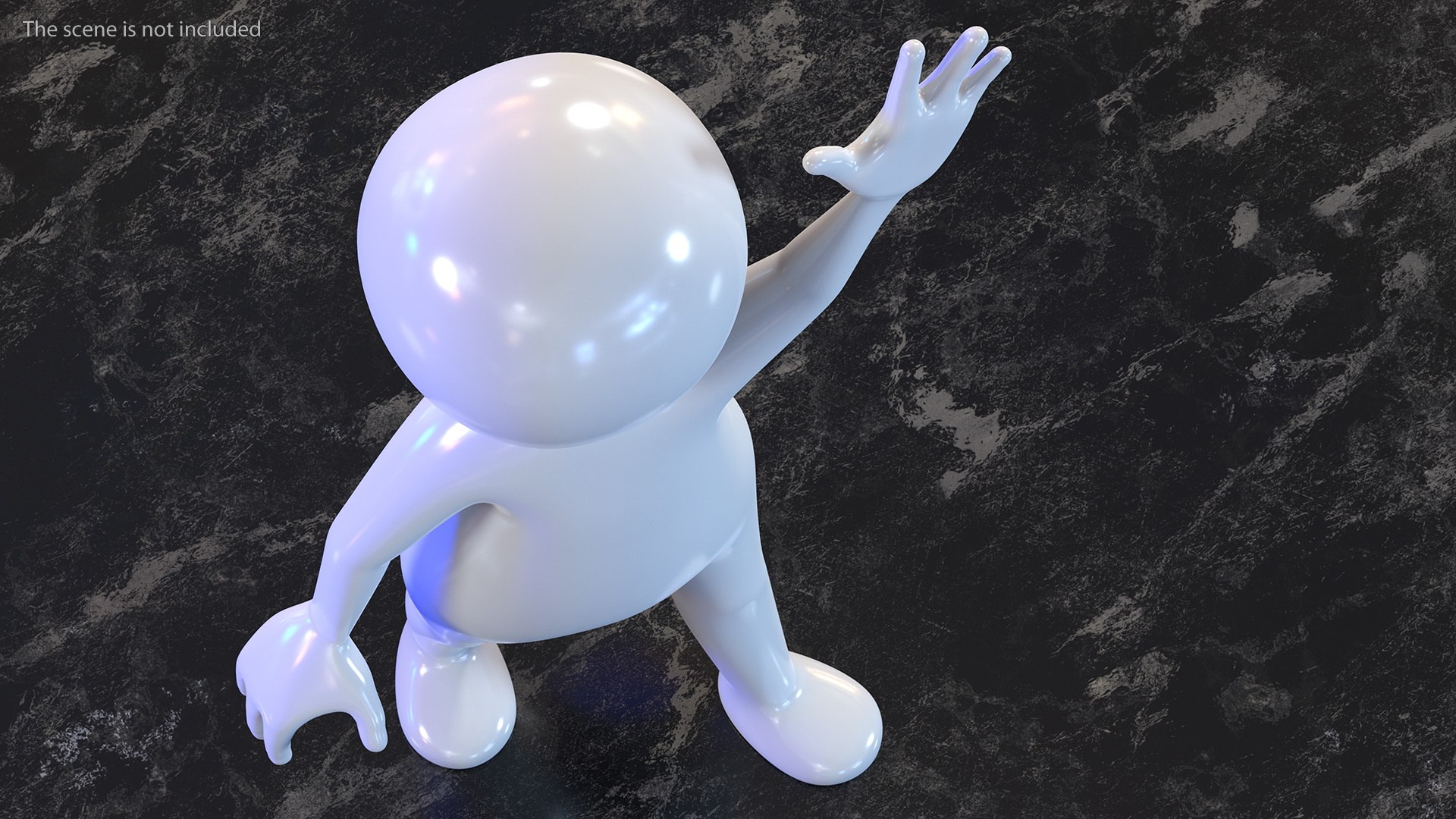 3D Waving Stickman Model - TurboSquid 1896639