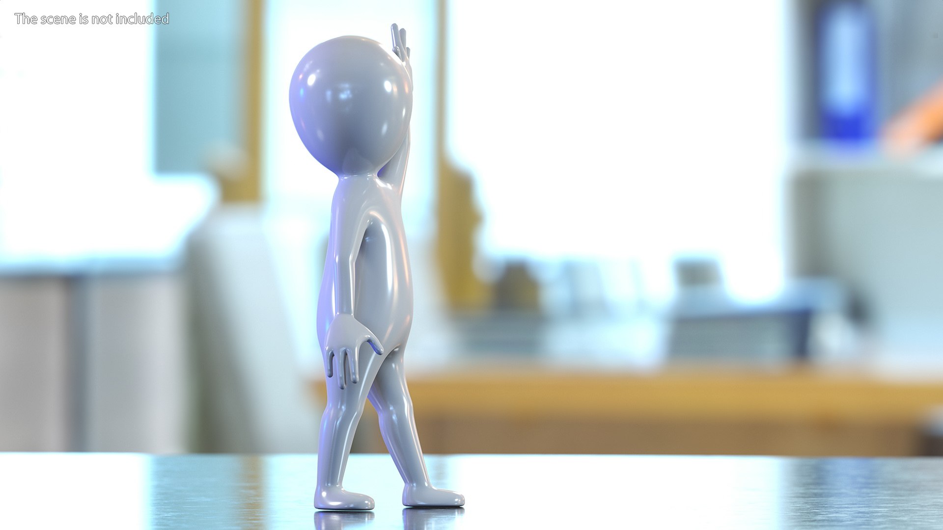 3D Waving Stickman Model - TurboSquid 1896639