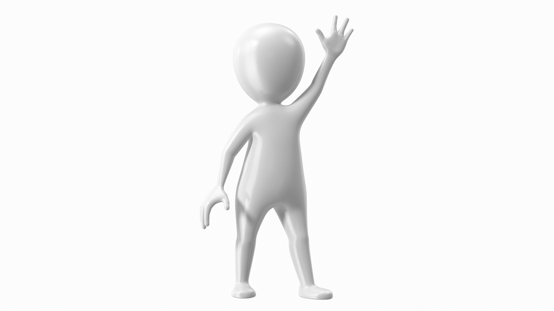 3D Waving Stickman Model - TurboSquid 1896639