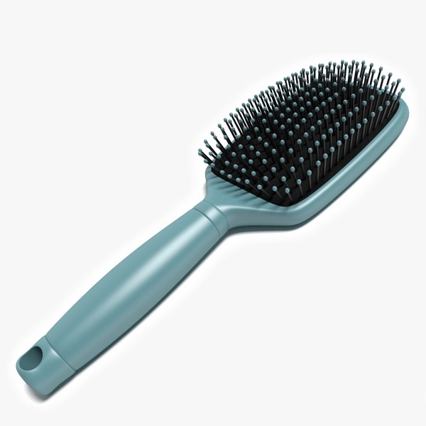 3d hair brush model